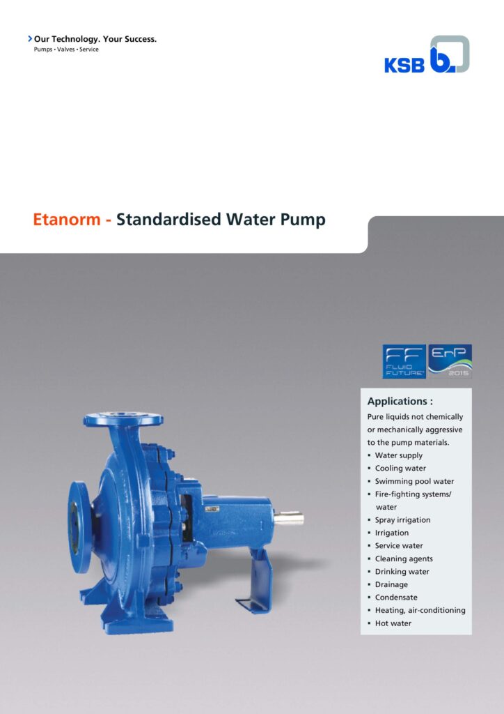 Catalogues KSB Ltd - Supertech Engineering